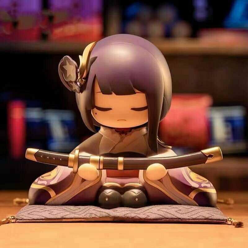 Фигурка из аниме-игры Genshin Impact Raiden Shogun Q версии 10,5 см