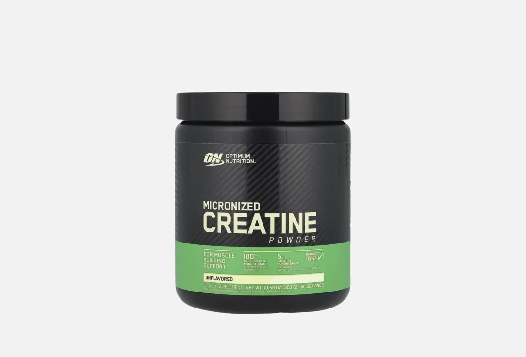 Optimum Nutrition Micronized Creatine Комплекс на основе креатина моногидрата в форме порошка 300 г