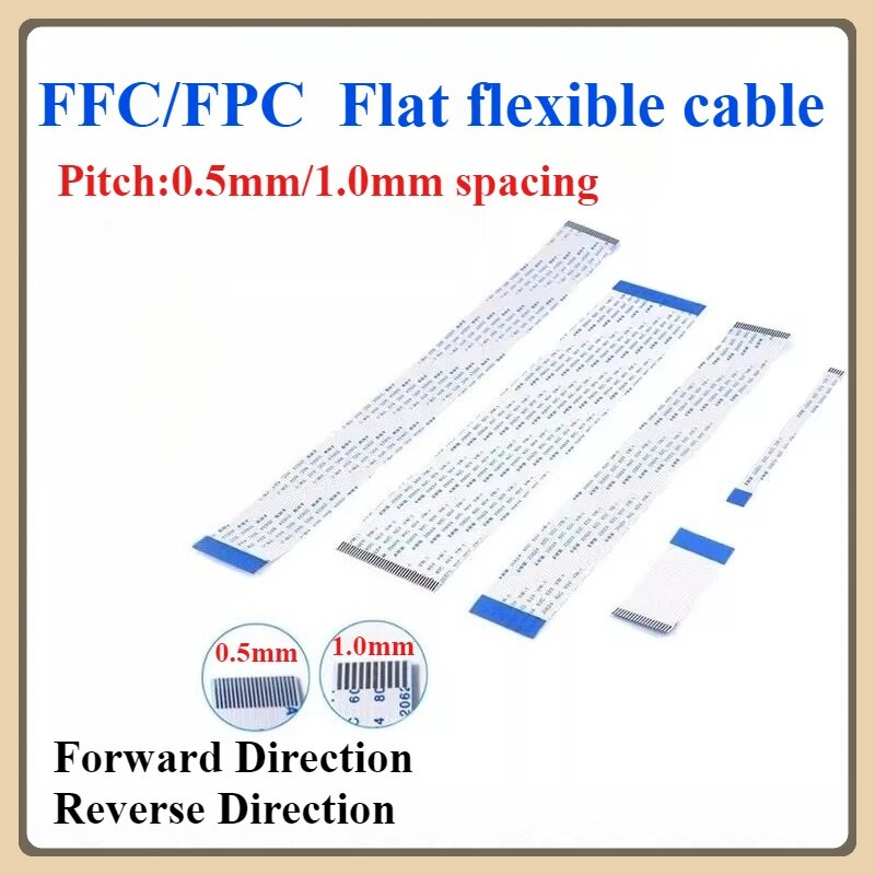 Плоский кабель FFC FPC 20P, 1.0MM, Reverse, 10CM