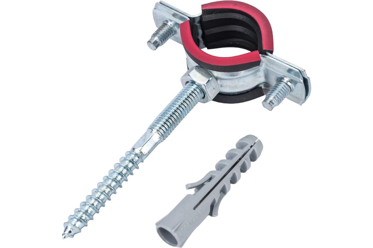 Gigant трубный хомут комплект оцинкованный 3/4' (25-28 мм) М8 G/1/76 для крепления