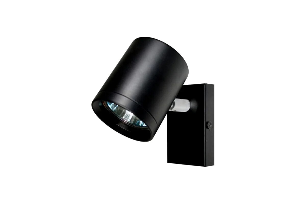 IMEX Потолочный светильник-спот GU10 1x50W черный IL.0005.5100 для точечной подсветки интерьеров