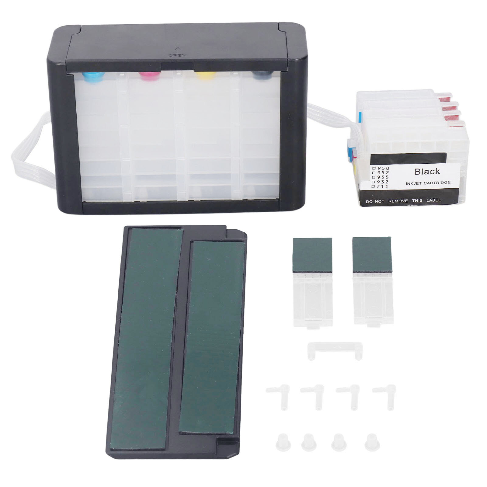 4-цветный сменный чернильный картридж для принтера HP 954 с постоянным чипом, без протечек, с непрерывной подачей чернил.