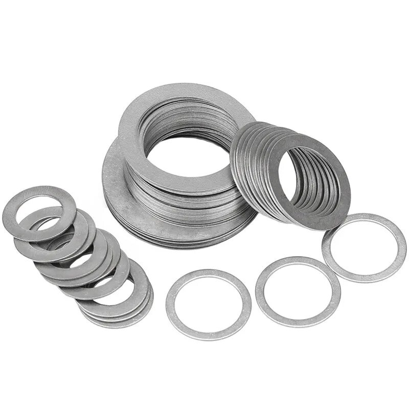 50 шт. алюминиевые плоские шайбы M4/6/8/10/12/14/16/18/20/22/24/26 M16x20x1.5mm