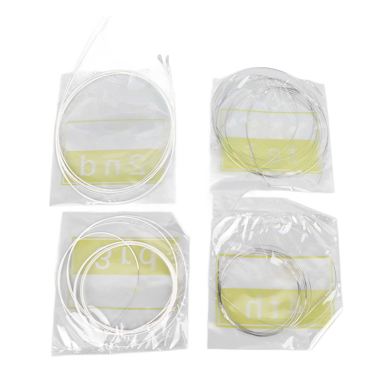 8Pcs Mandolin Strings Silver Plated Copper Alloy Clear Beautiful Timbre String Set