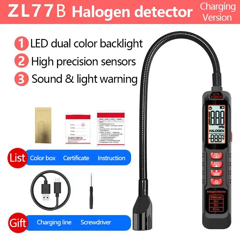 Детектор утечки фреона ZLLJMETER ZL77B