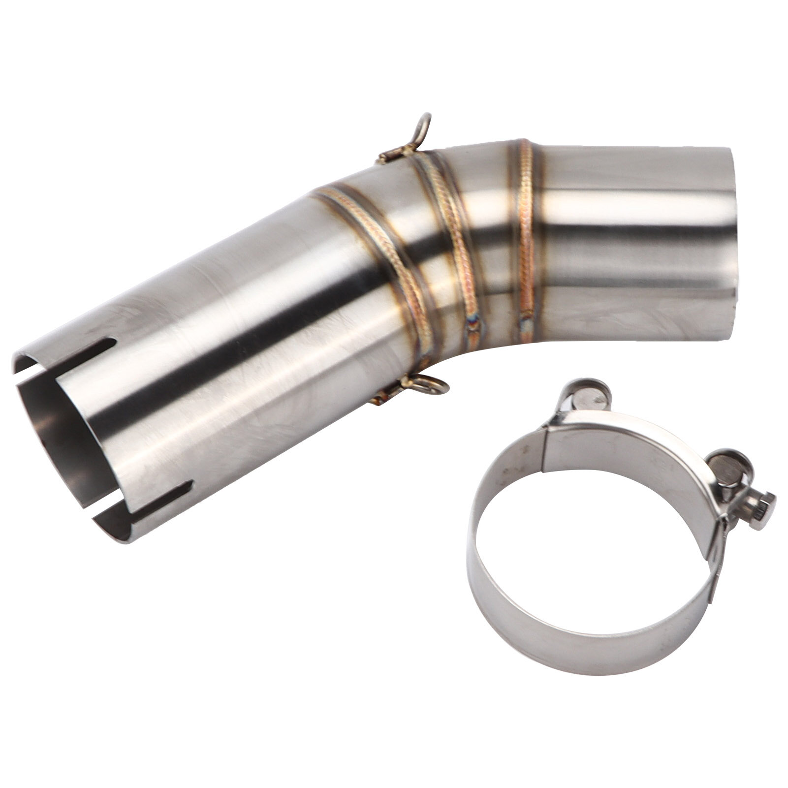 Ducati 959 Panigale V Exhaust Pipe Mid 5 мм из нержавеющей стали для модернизации и улучшения производительности и звука