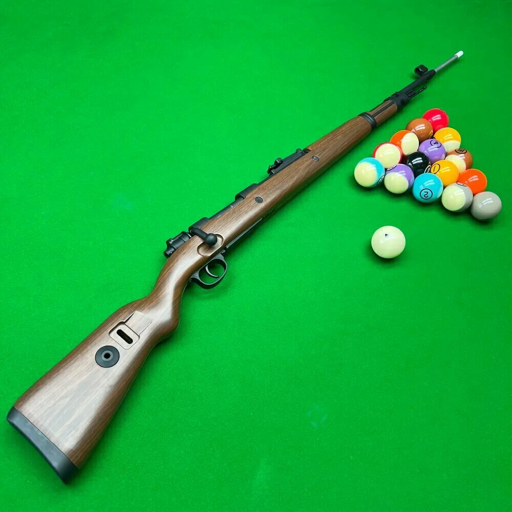 Кий для бильярда 98k, натуральное дерево, длина 125см, для разных видов бильярда