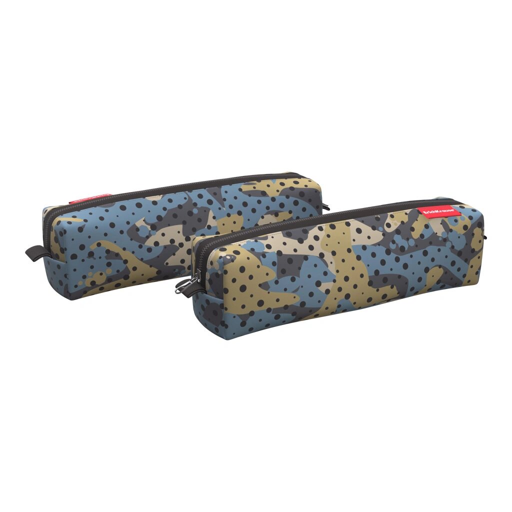 Пенал квадро mini ErichKrause 210*50*50 Dots vs Camo 52233