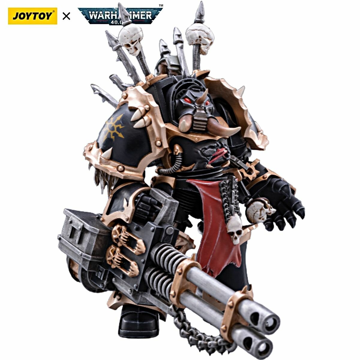 Action-фигура JOYTOY Warhammer 40000 1/18 Chaos Space Marines Black Legion Chaos Terminator Brother Gornoth