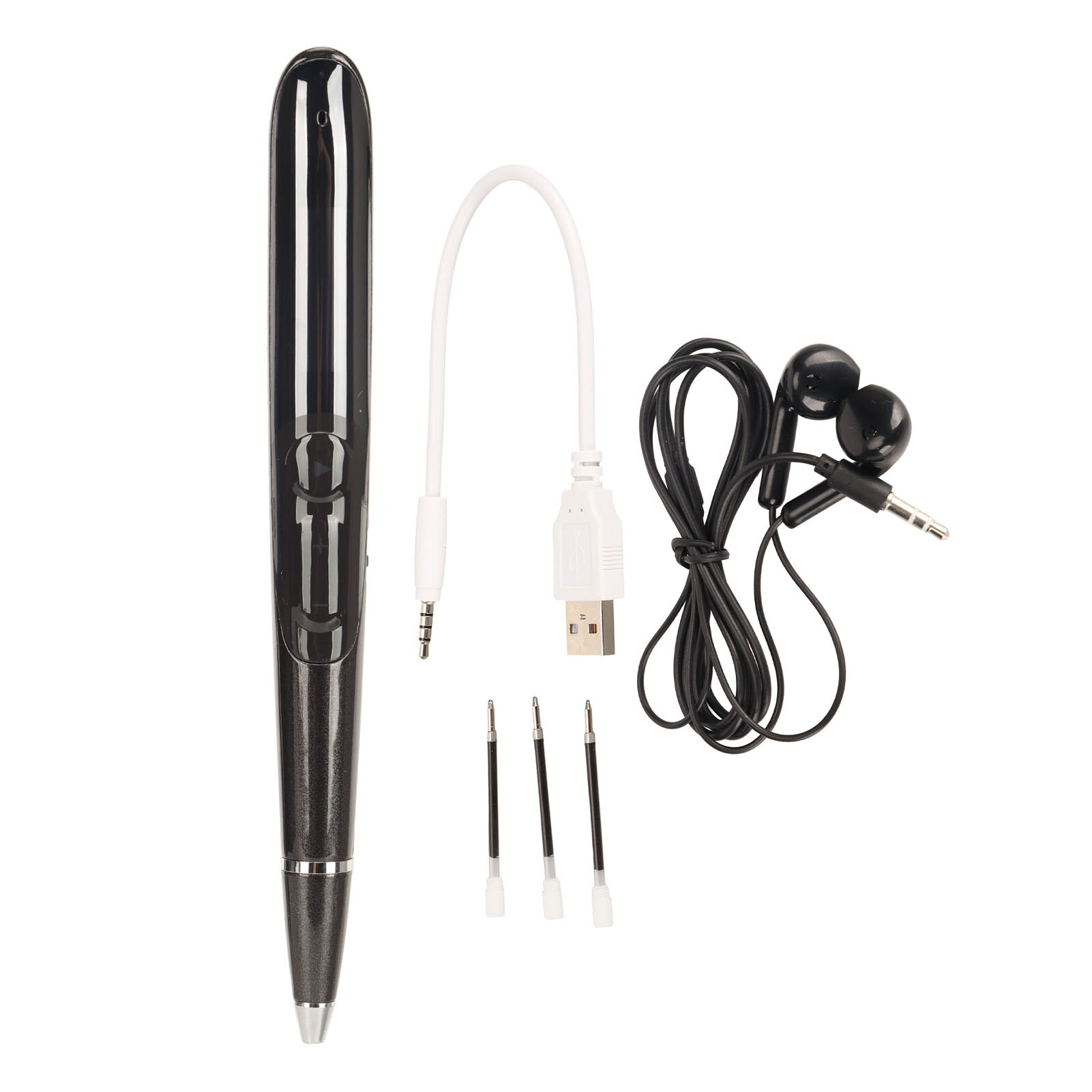 Digital Voice Recorder Pen Smart HD -снижение шума Mini Voice Actived Recorder для встреч интервьюирует классы Нейтральный английский 8 ГБ