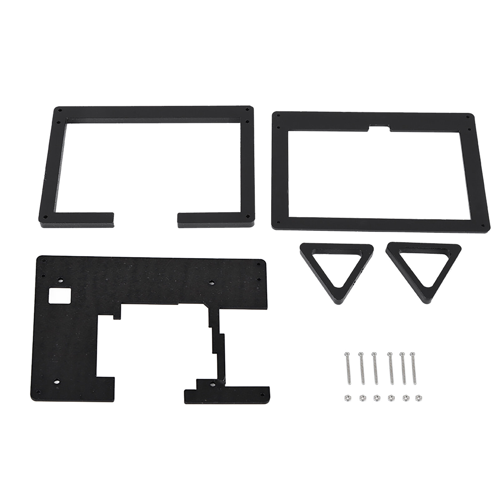 5 -дюймовый акриловый кронштейн крышка держателя жидкости ЖК -дисплея для Raspberry Pi Black