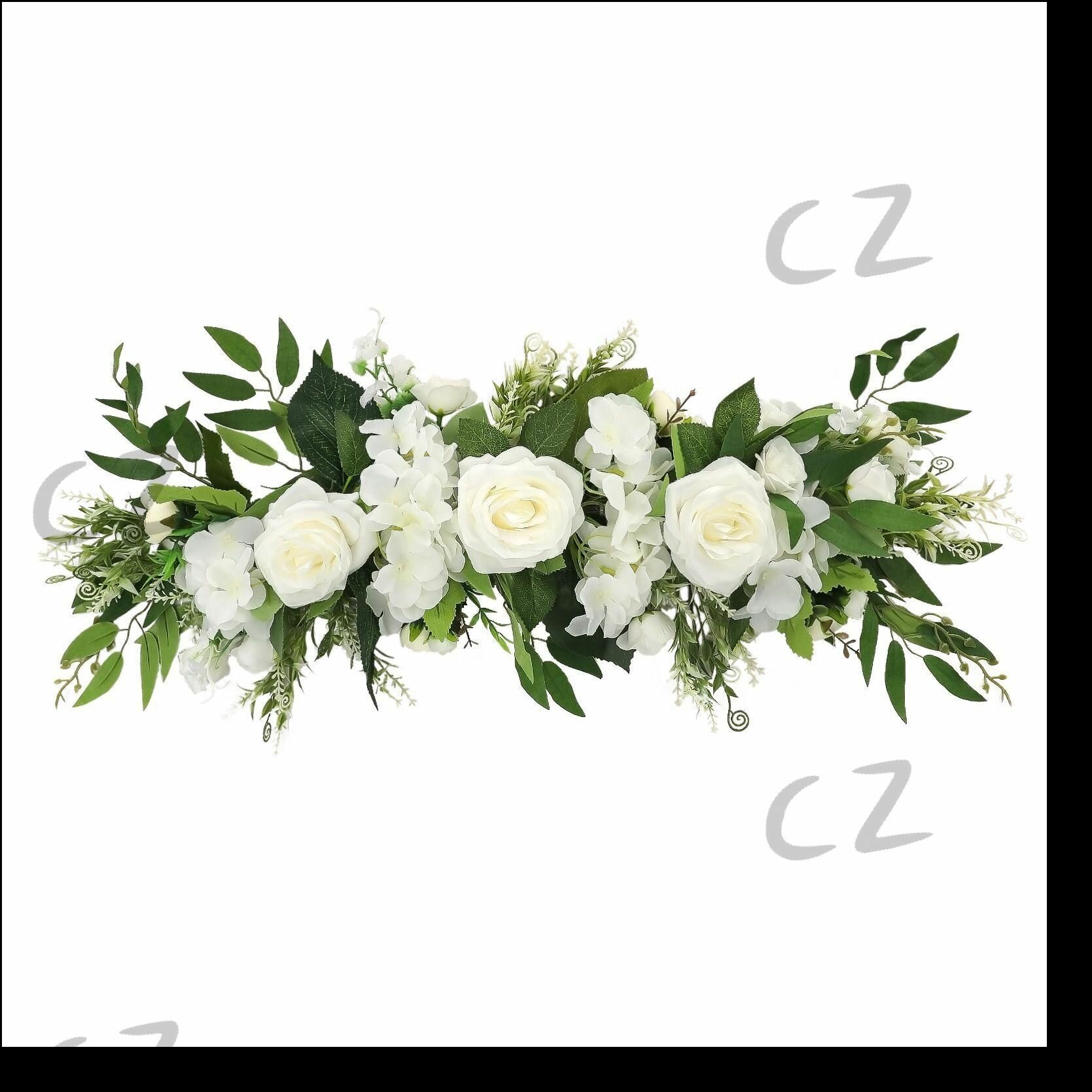 Искусственные розы для украшения свадебных стульев цветочные композиции для столов и зеркал