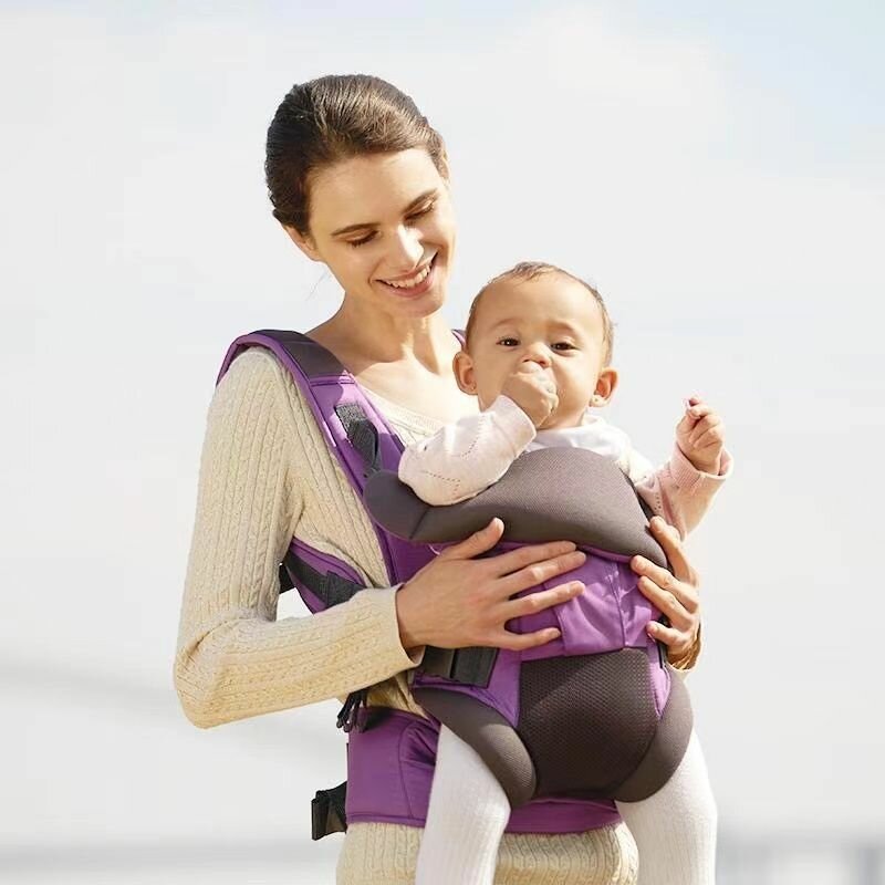 Слинг-эргорюкзак BabyBjorn One Air 3D Mesh для переноски ребенка с рождения и до 3 лет, 3 положения, светло-серый-3-5