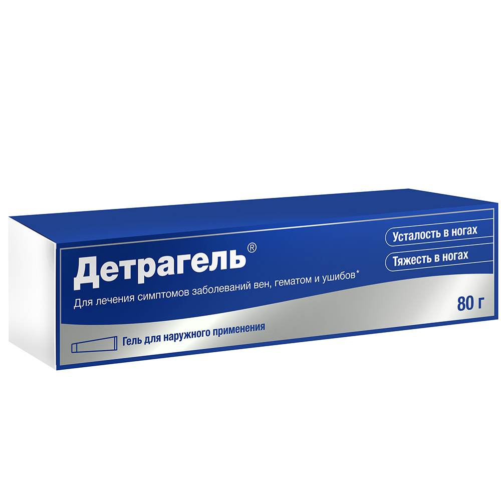 Детрагель, гель, 80 г