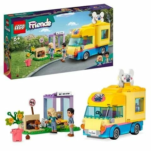 41741 Пластиковый Конструктор Lego Friends 41741 Dog Rescue Van Фургон для спасения собак