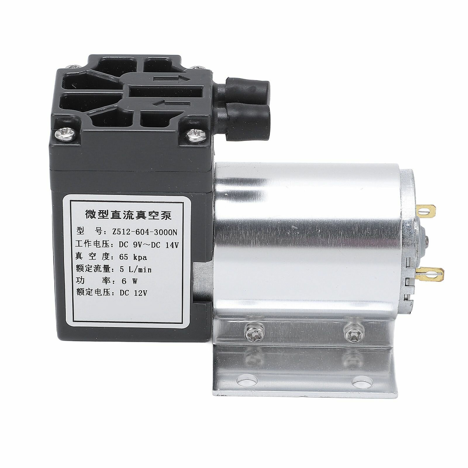 Мини вакуумный насос с низким уровнем шума для откачки воздуха и создания отрицательного давления, ручной, компактный и надежный