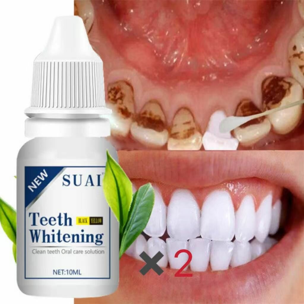 Средство для зубов SUAI Teeth Brightener, удобный формат, для дома и поездок, 1 шт