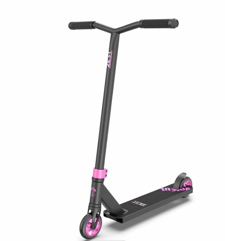 Самокат трюковый VOKUL Zest 100 мм жесткость 86A алюминий ABEC-7 черный