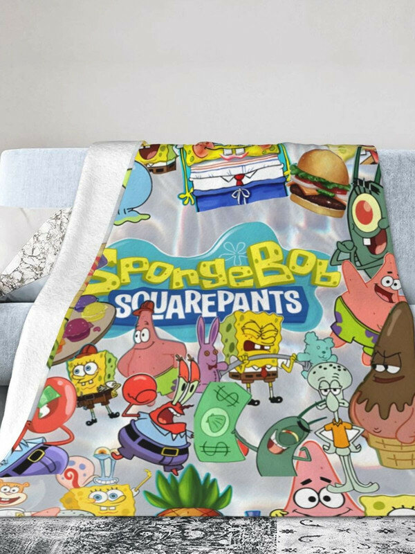 Плед Губка Боб Пледы Губка Боб Квадратные Штаны SpongeBob от SpongeBob SquarePants