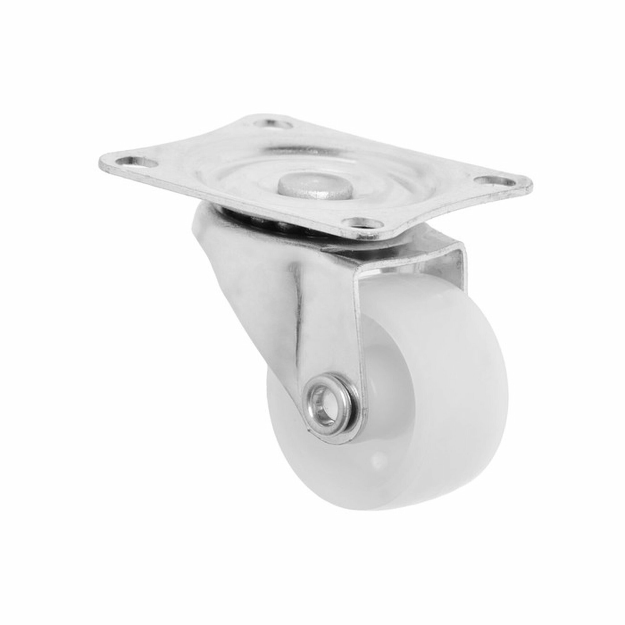 Колесо мебельное Тундра, металл/пластик, на площадке, диаметр 25 мм, 4 шт