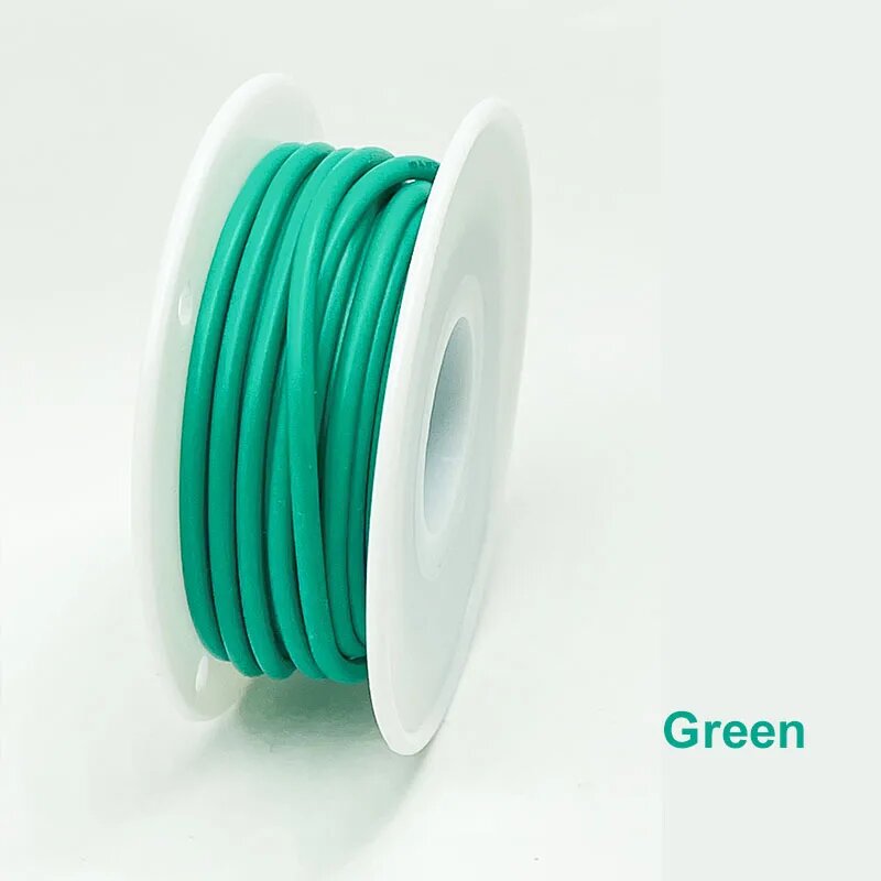 Силиконовый провод 16/17/18/20/22/24/26/28/30 AWG 16 AWG-4m 1roll, Green