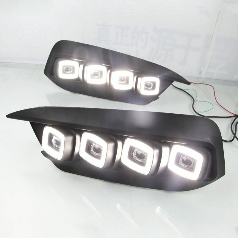 16-18 Honda Civic дневные ходовые огни, модификация в стиле Bugatti с плавным поворотом