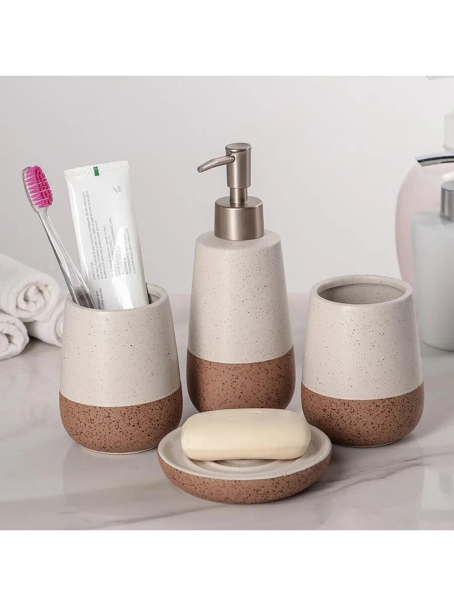 Набор аксессуаров для ванной, керамика