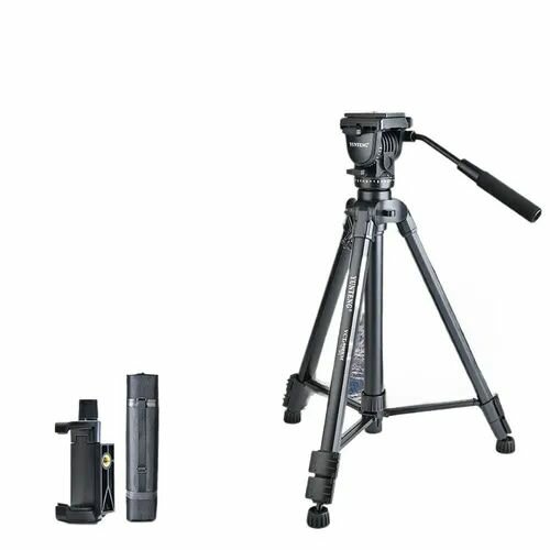 VCT-998 Большой штатив с гидравлической амортизирующей головкой Подставки для фотосъемки вживую Штативы из алюминиевого сплава