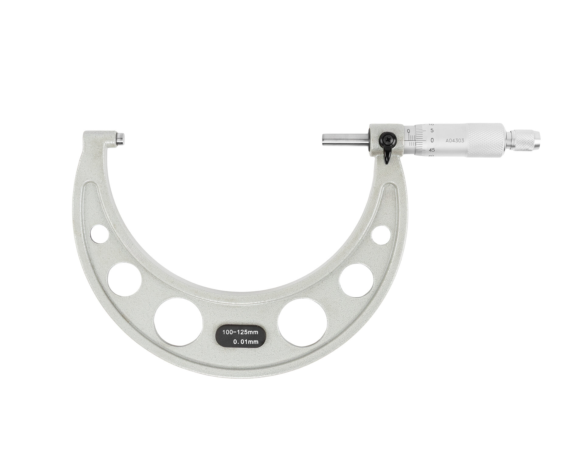 Микрометр GuangLu МК- 125 0,01 круглая скоба 261-105D