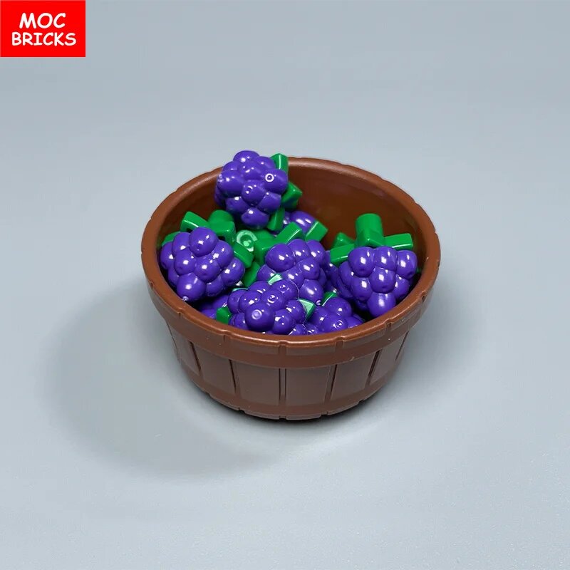 MOC BRICKS Пищевые блоки 14+ Фиолетовый, NO.8