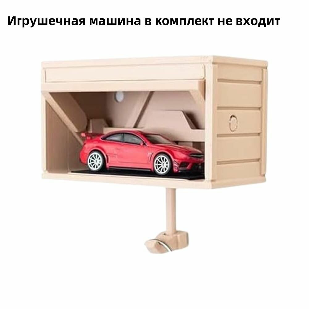 Креативная настенная вешалка для ключей в форме гаража, напечатанная на 3D-принтере