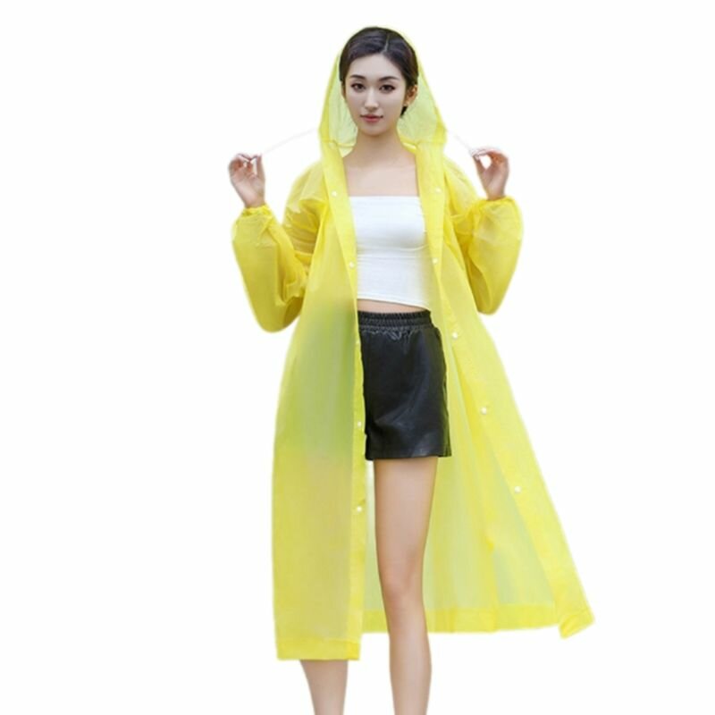 Плащ-дождевик с капюшоном и рукавами