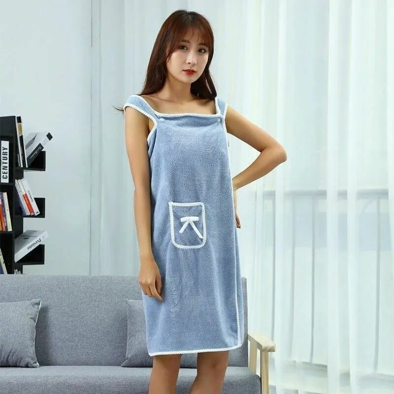 Карманная юбка для ванны из кораллового флиса 150x80 см