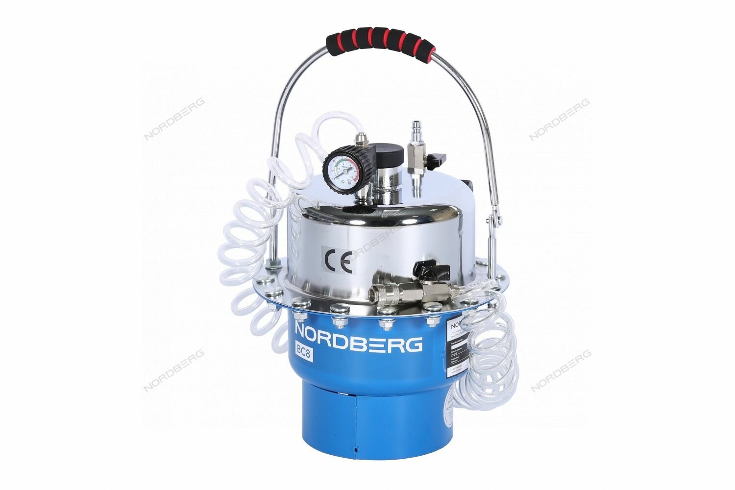 Установка пневматическая для прокачки тормозной системы, 5 л, NORDBERG