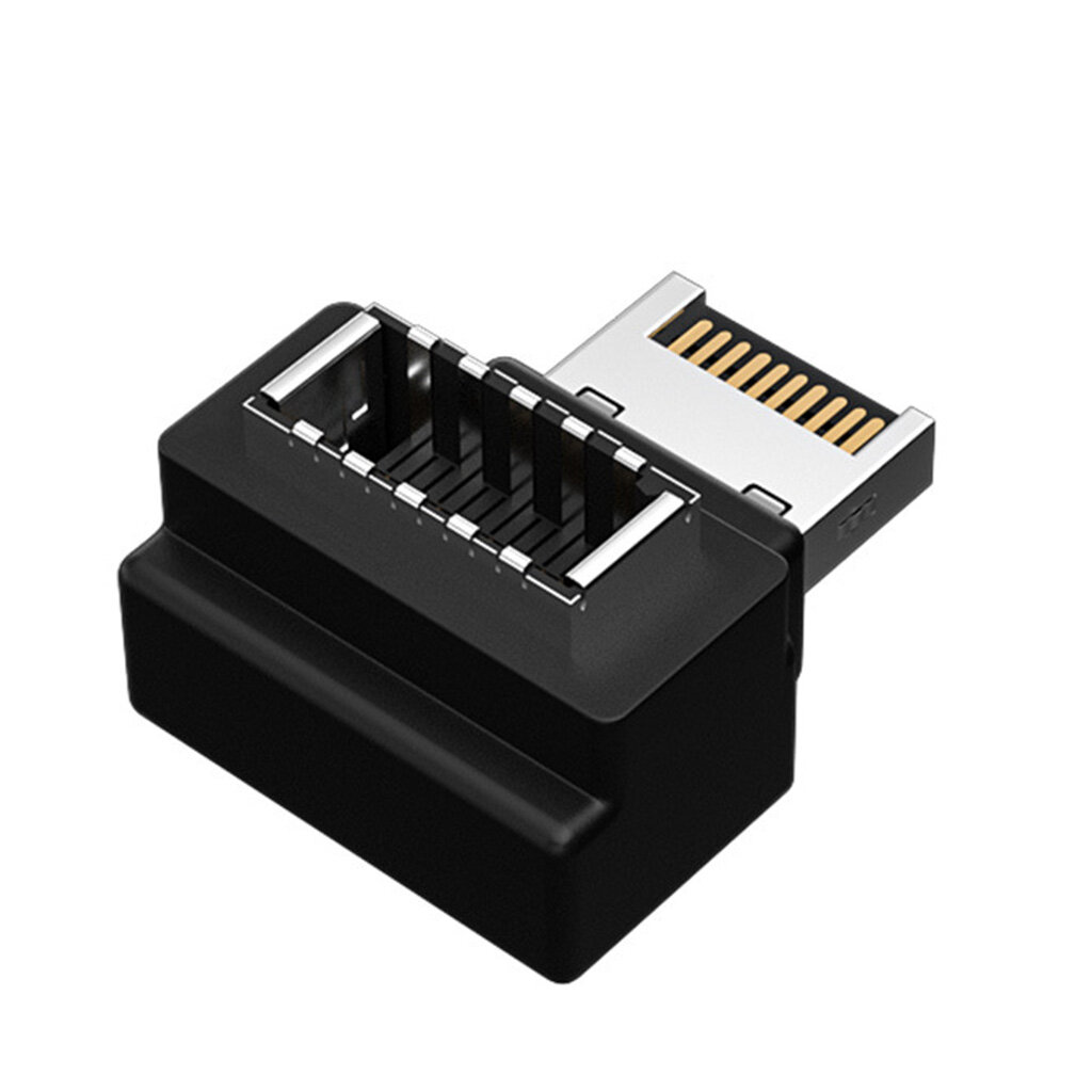 Внутренний разъем материнской платы USB 3.1 Type-E женский к мужскому 90° угловой адаптер износостойкий