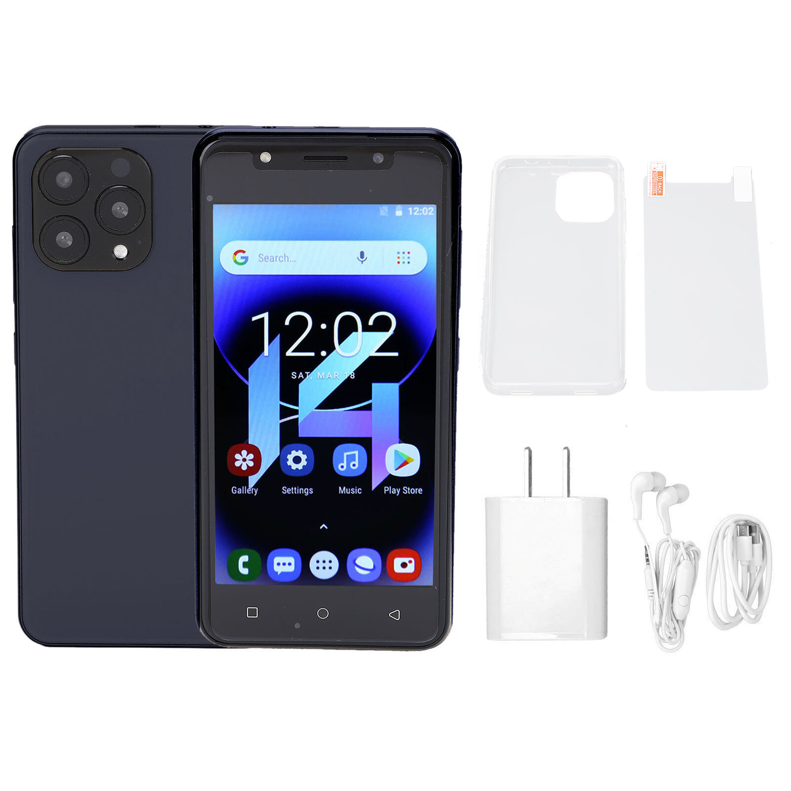 5.0IN 3G Смарт -телефон Лицо разблокированного телефона 4 ГБ ОЗУ 32 ГБ ПЗУ двойная двойна