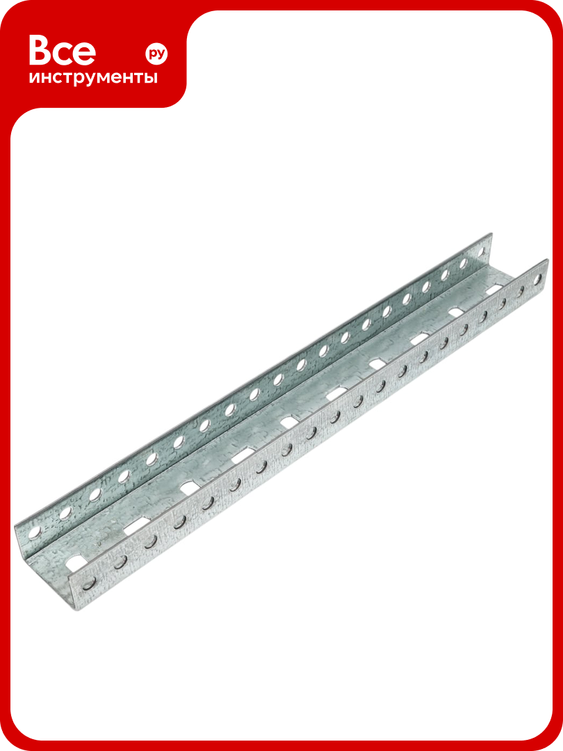 П-образный профиль DKC PSM L400, толщ. 2, 5 мм 1 ШТ BPM2904, для монтажа консолей BBL-40