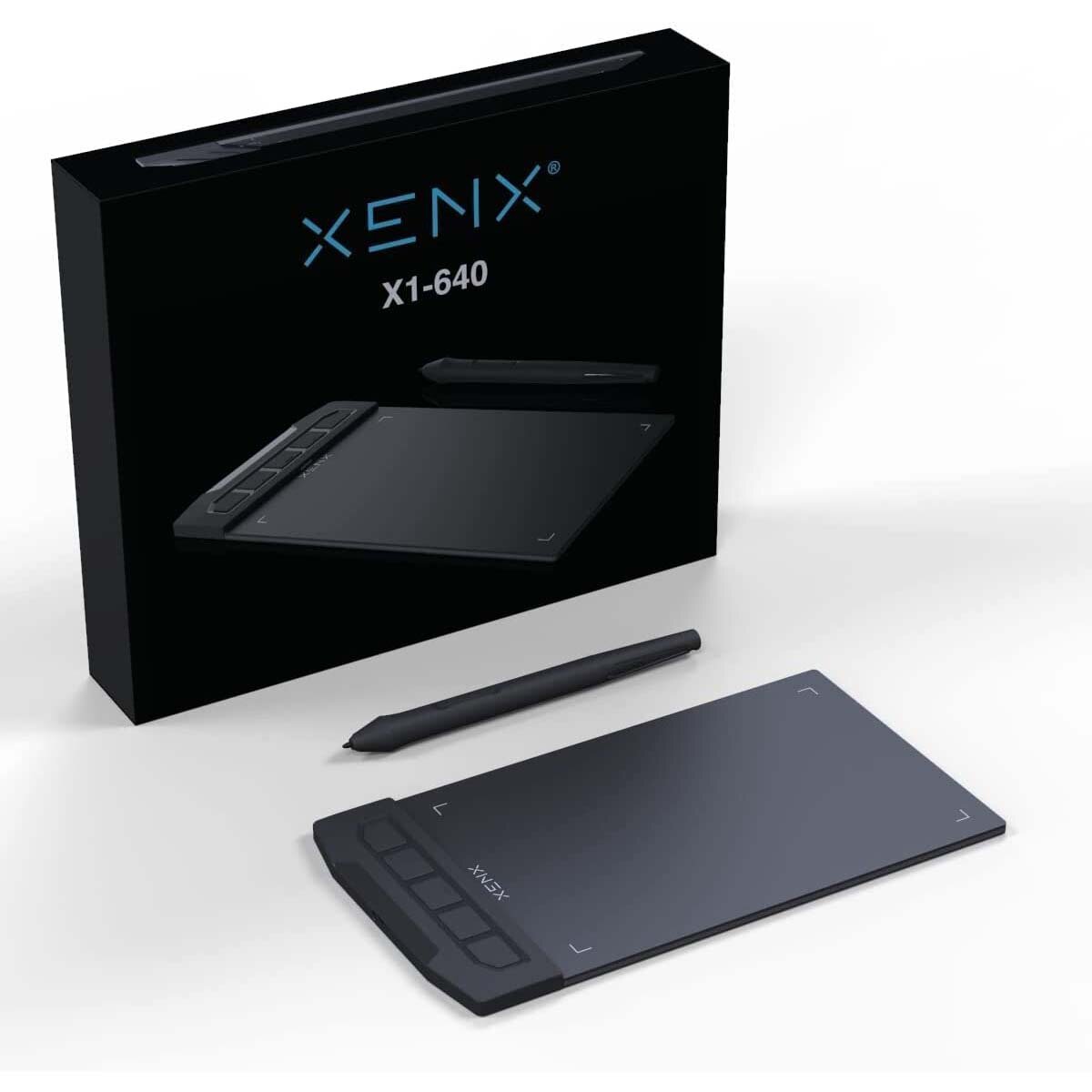 Графический планшет XENX X1-640 (15x10 см): Для рисования и письма на ПК/смартфоне | 6x4 дюйма