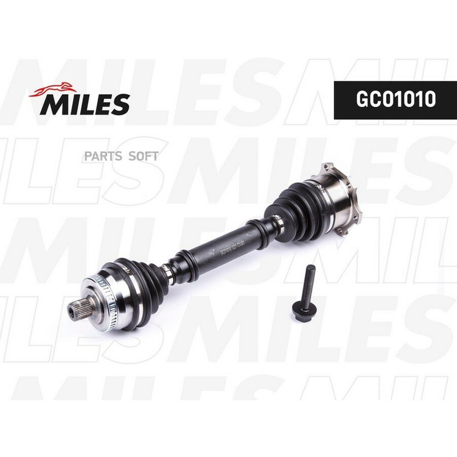 MILES GC01010 Привод в сборе AUDI A4/VW PASSAT 1.6-2.0 95-00 лев. (ABS) ()