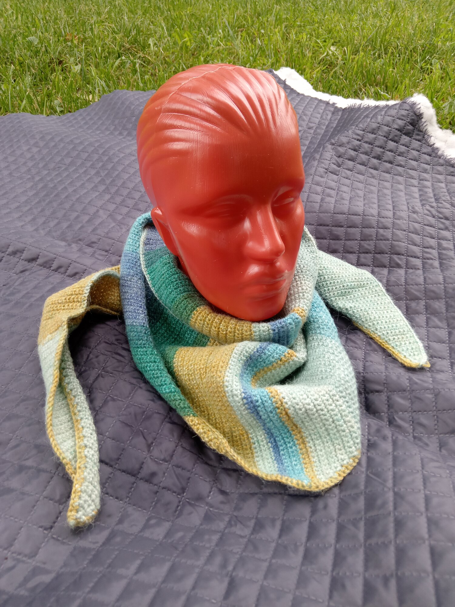 Шарф Гущина В.В. Разноцветный