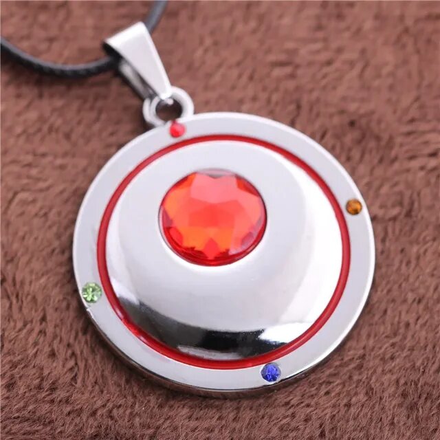 Серебряное ожерелье кулон Captor Sakura