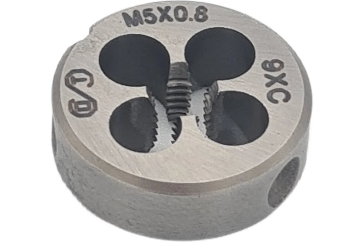 Плашка резьбовая М5x0,8 (Ф20) из стали 9ХС 6g, код 00-00000075, точность 6g