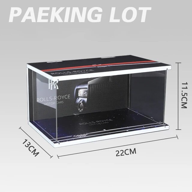 Диорама 1:32 AE86 Гараж для литой модели игрушечной машины, витрина из ПВХ, модель парковки, миниатюрная сцена для парковки