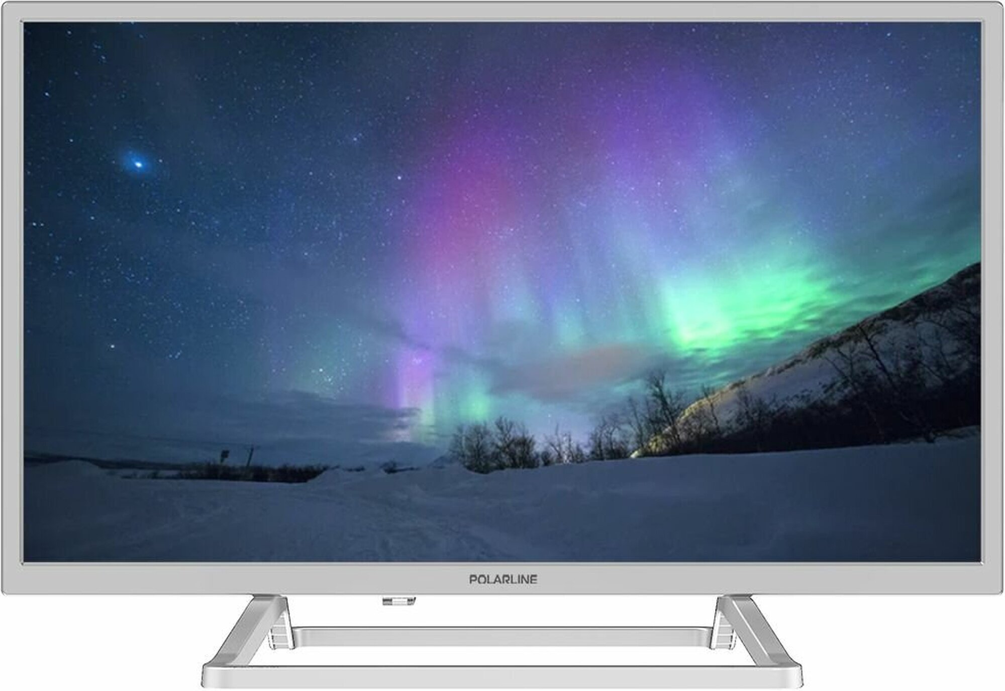 Телевизор PolarLine 24PL52TC, диагональ 24" (61 см), разрешение HD, цифровой тюнер DVB-T2/DVB-C