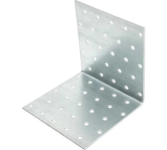 Крепежный уголок Gigant равносторонний 100x100x100х1.8 мм цинк 123874