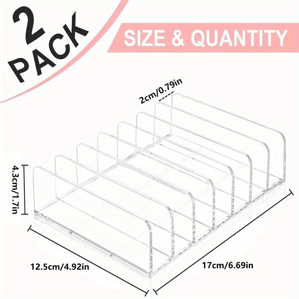 Набор Из 2-х Акриловых Прозрачных Подставок Для CD-дисков, Вмещающих До 14 Стандартных Дисков