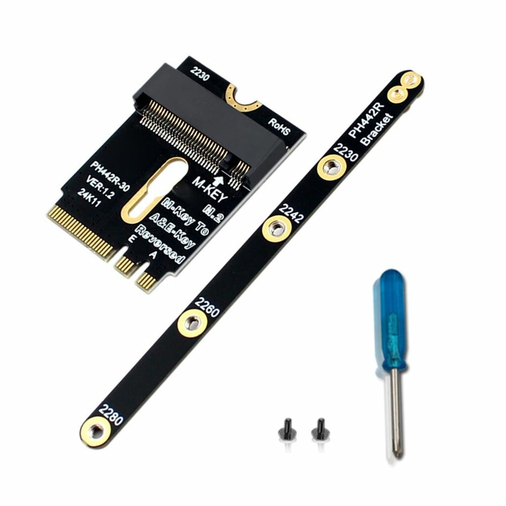 M.2 Плата расширения Mkey обратной передачи интерфейса A E