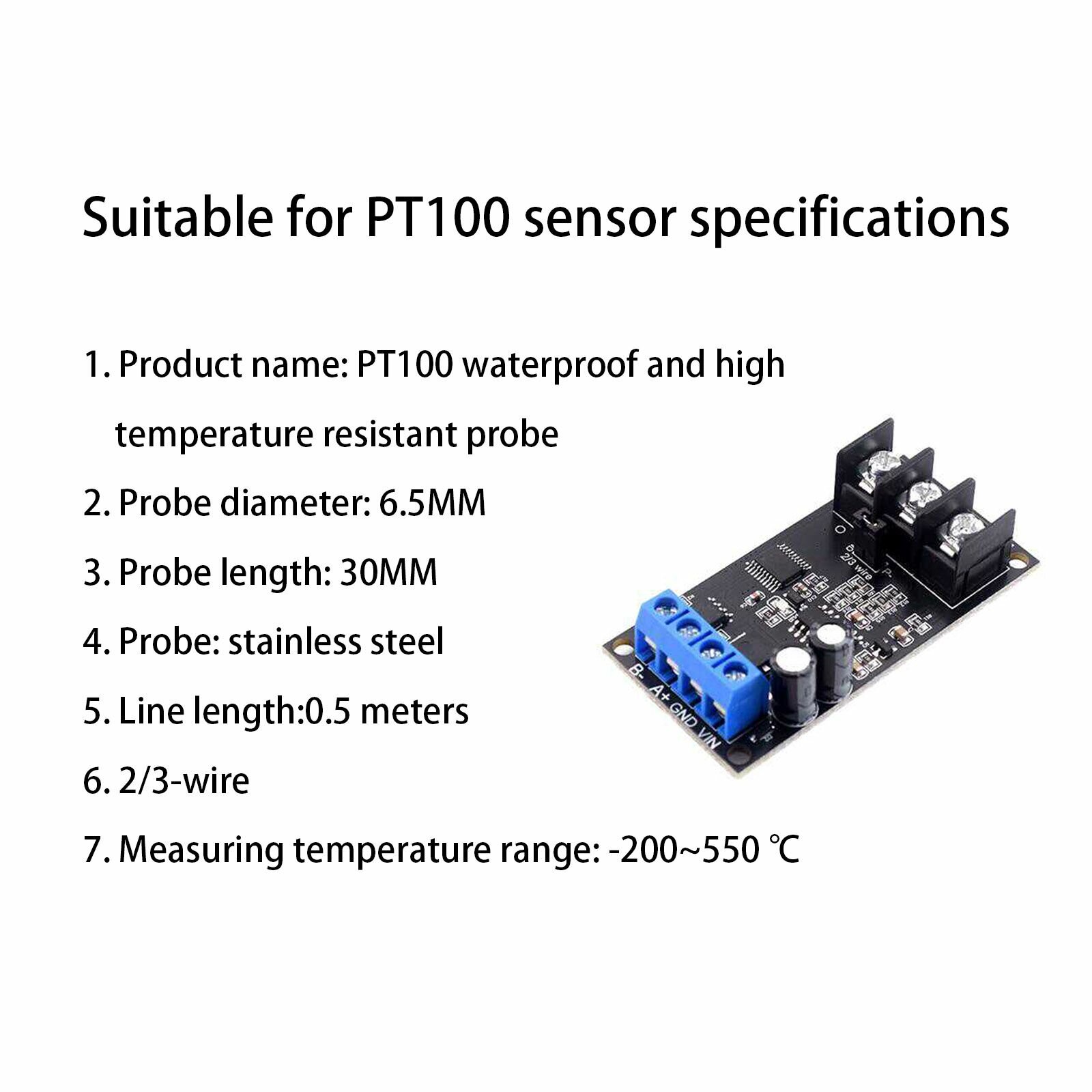 PT100 Датчик Температуры RS485 Modbus Модуль — фото 1