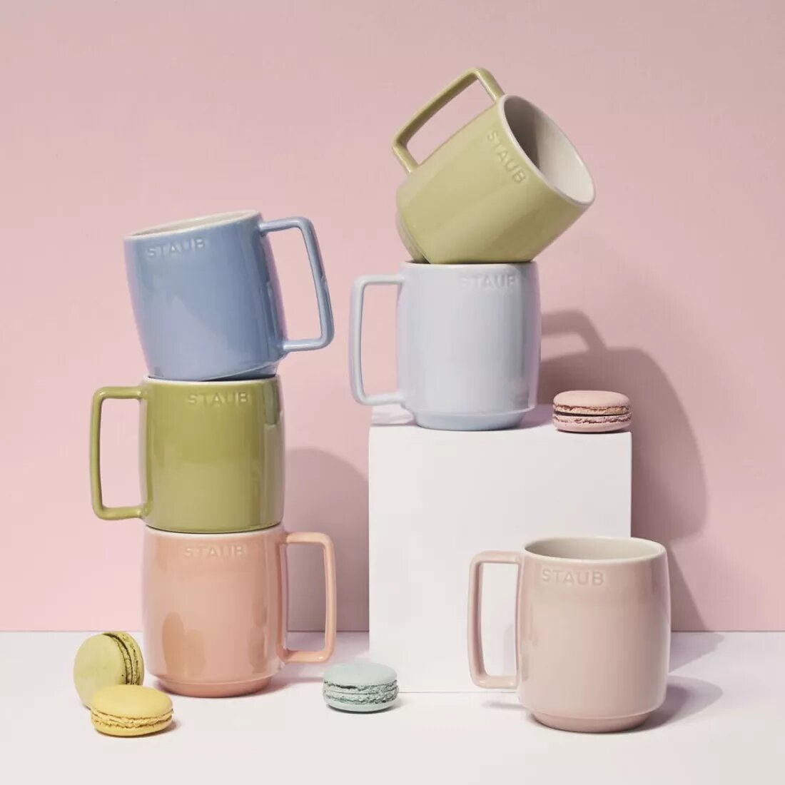 Набор из 6-ти керамических чайных чашек, 350 мл, мультиколор, серия Для сервировки, Staub, 1029095