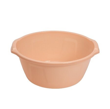 Таз 15 л Лайт, пластик, для пищевых продуктов, круглый, цветной